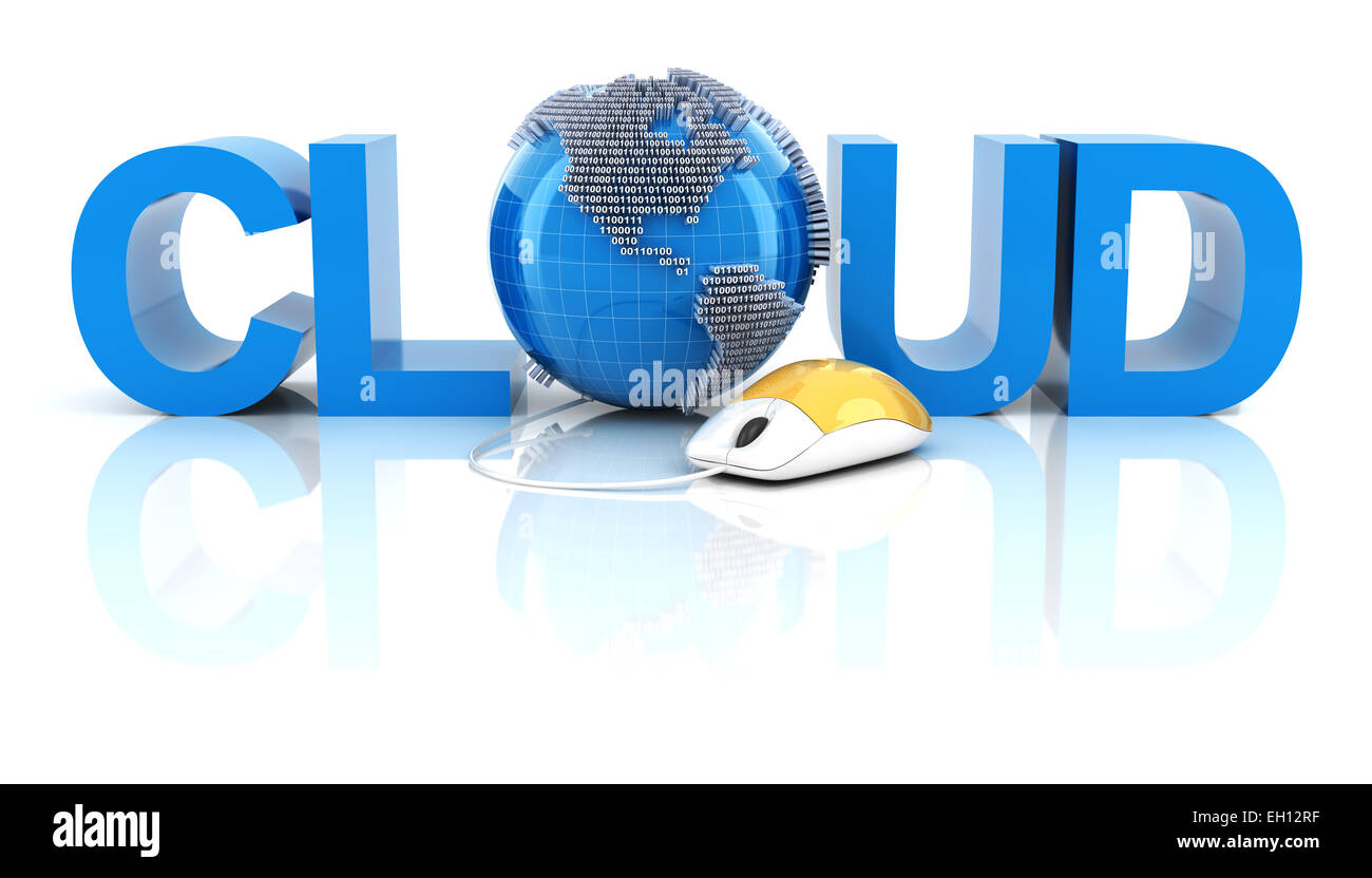 Data cloud storage online Cut Out Stock Images & Pictures - Alamy