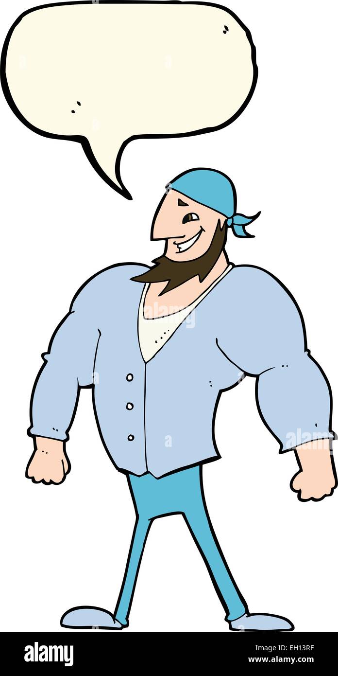 Muscular sailor Stock Vector Images - Alamy
