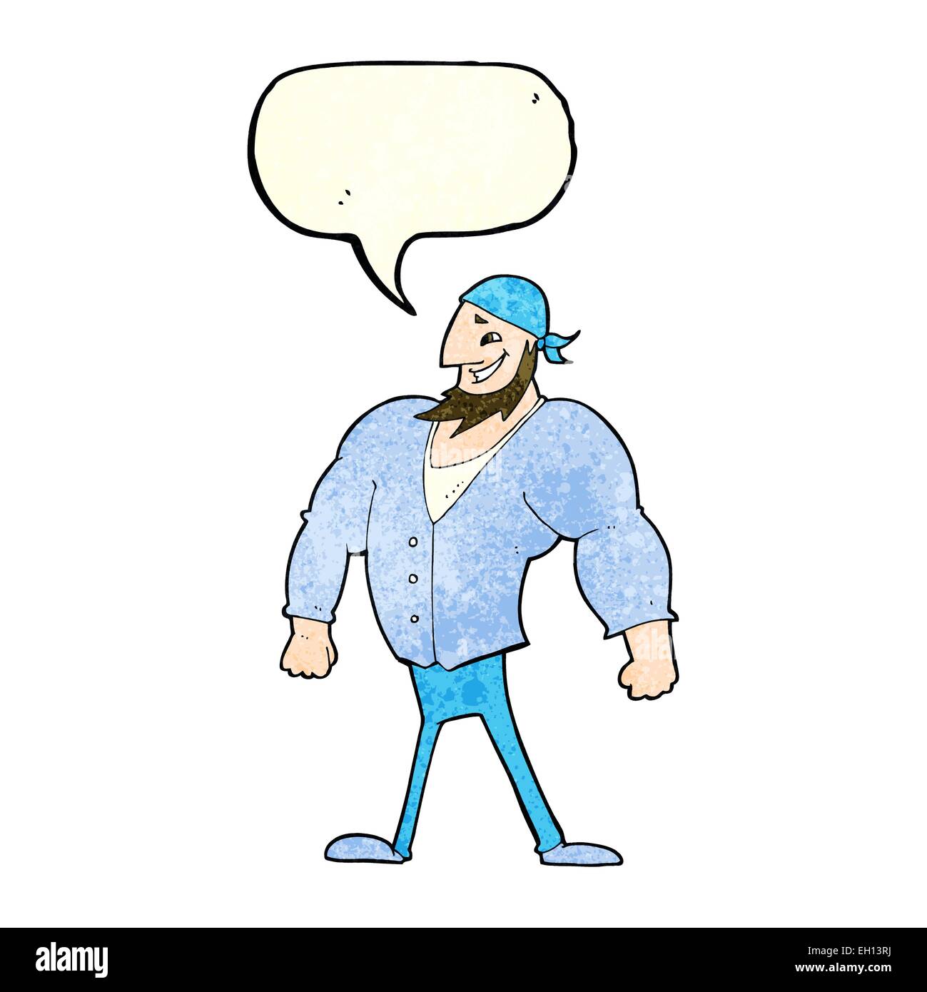 Muscular sailor Stock Vector Images - Alamy