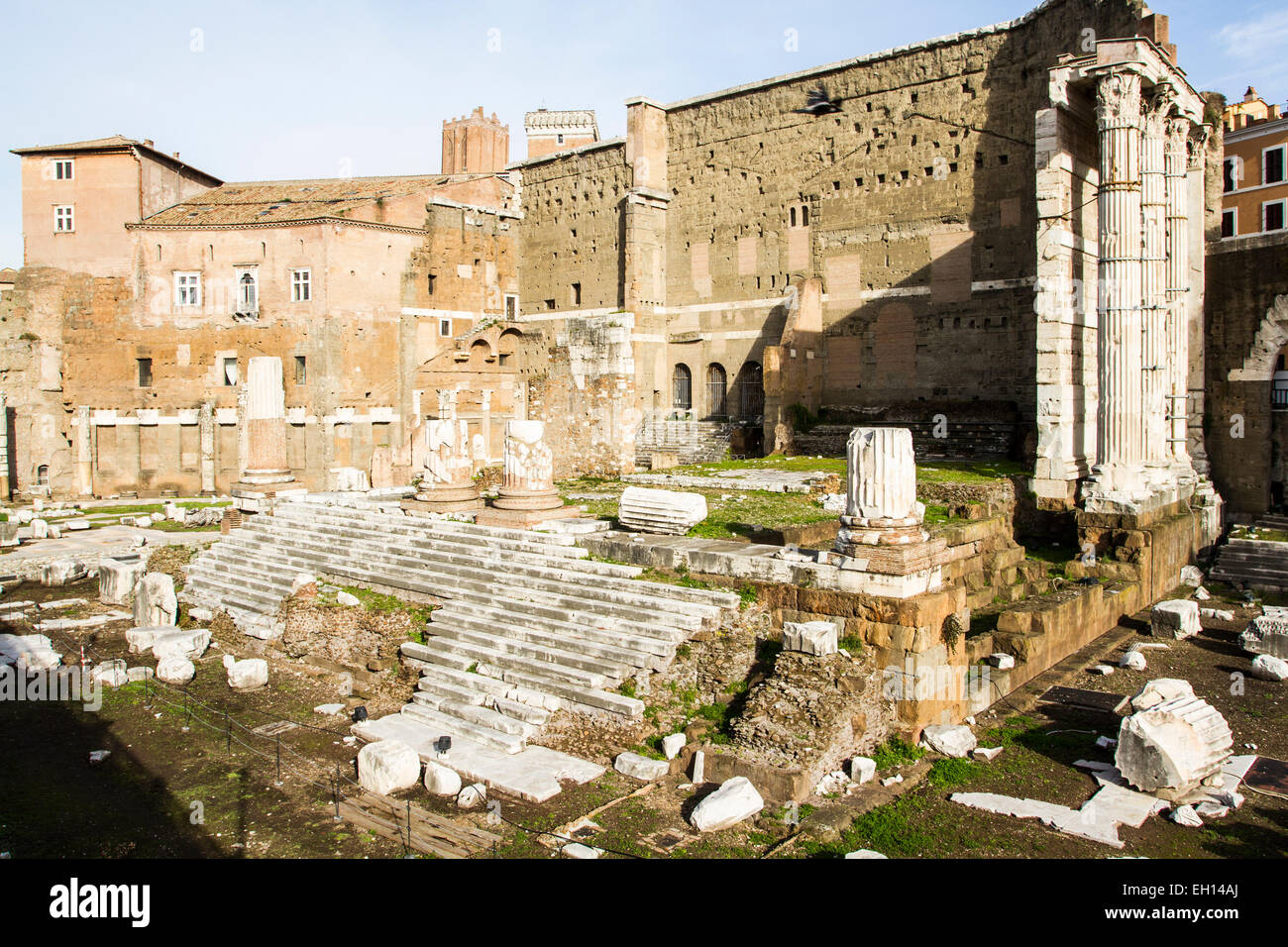 Forum of Augustus, built between 42 BC and 2 BC. Rome, Province of Rome ...