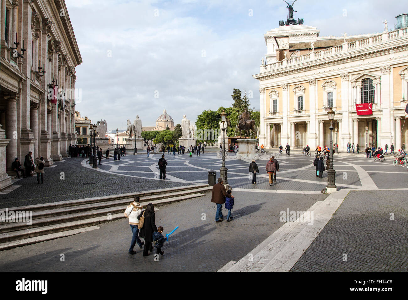 Capitoline Square (Piazza del Campidoglio). Rome, Province of Rome ...