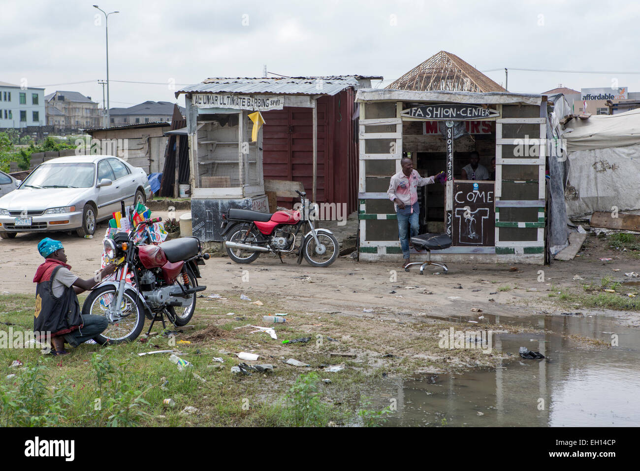 Lagos slum poverty hi-res stock photography and images - Alamy