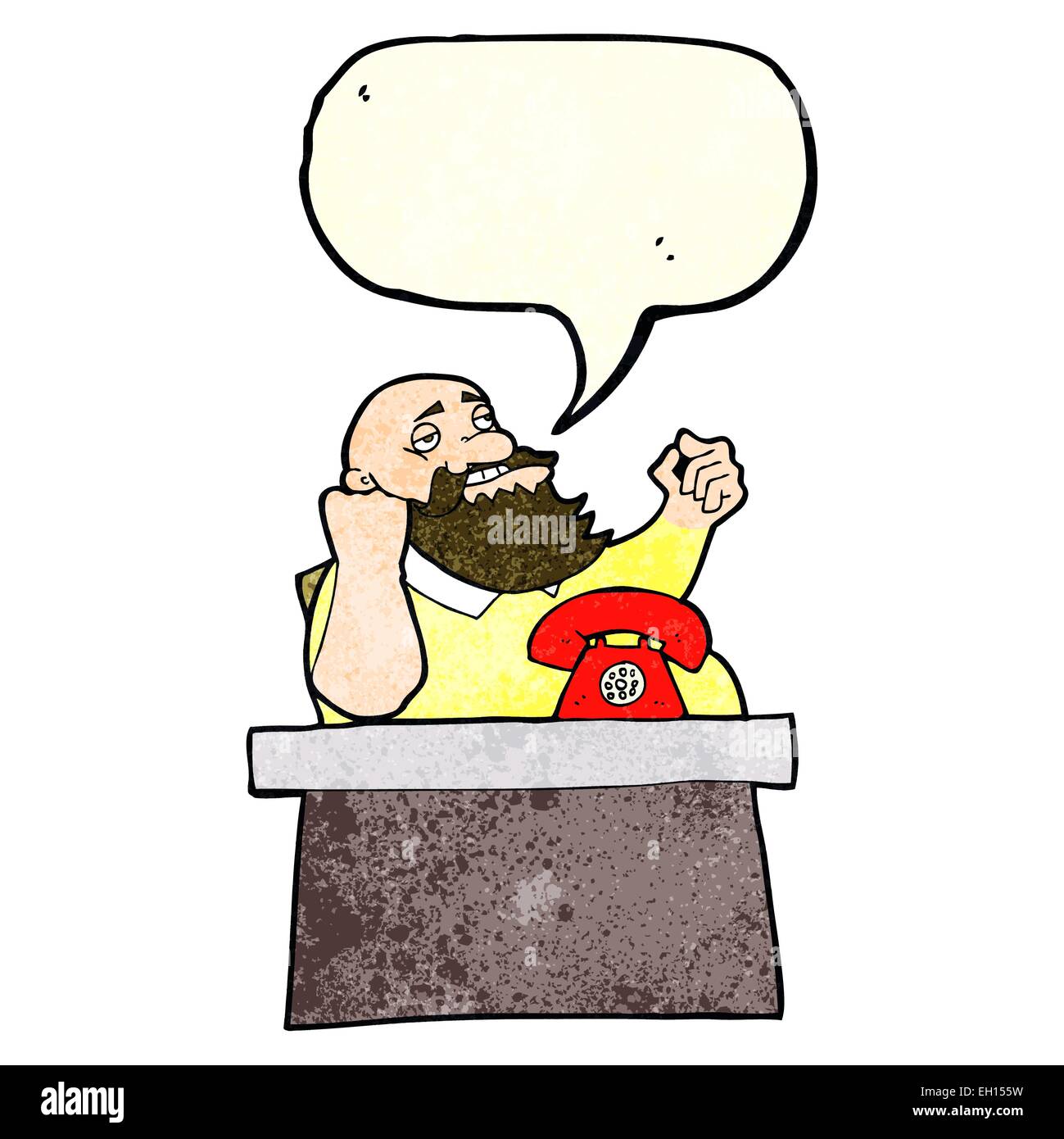 Arrogant boss cartoon hi-res stock photography and images - Alamy