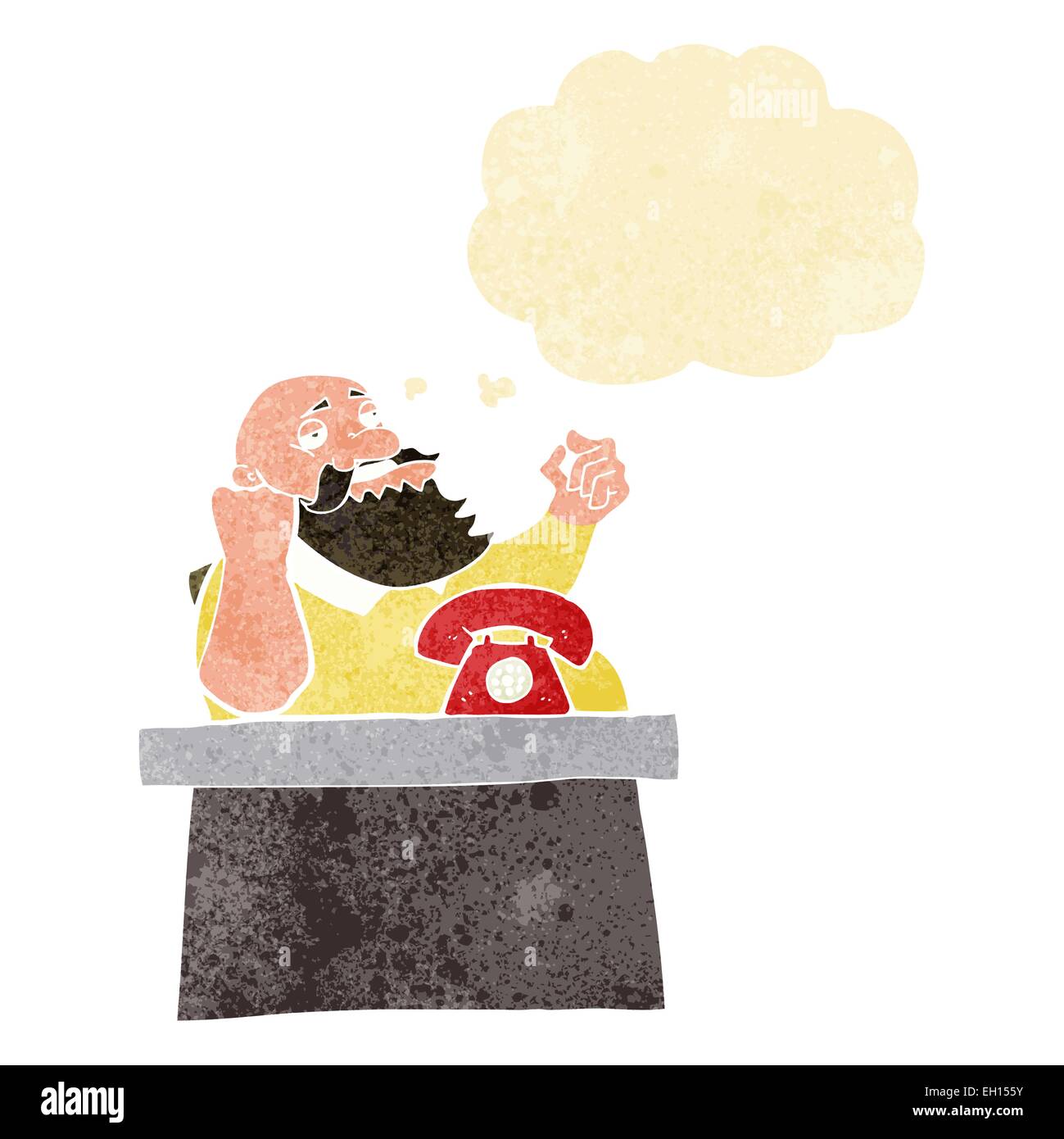 Telesales cartoon hi-res stock photography and images - Alamy