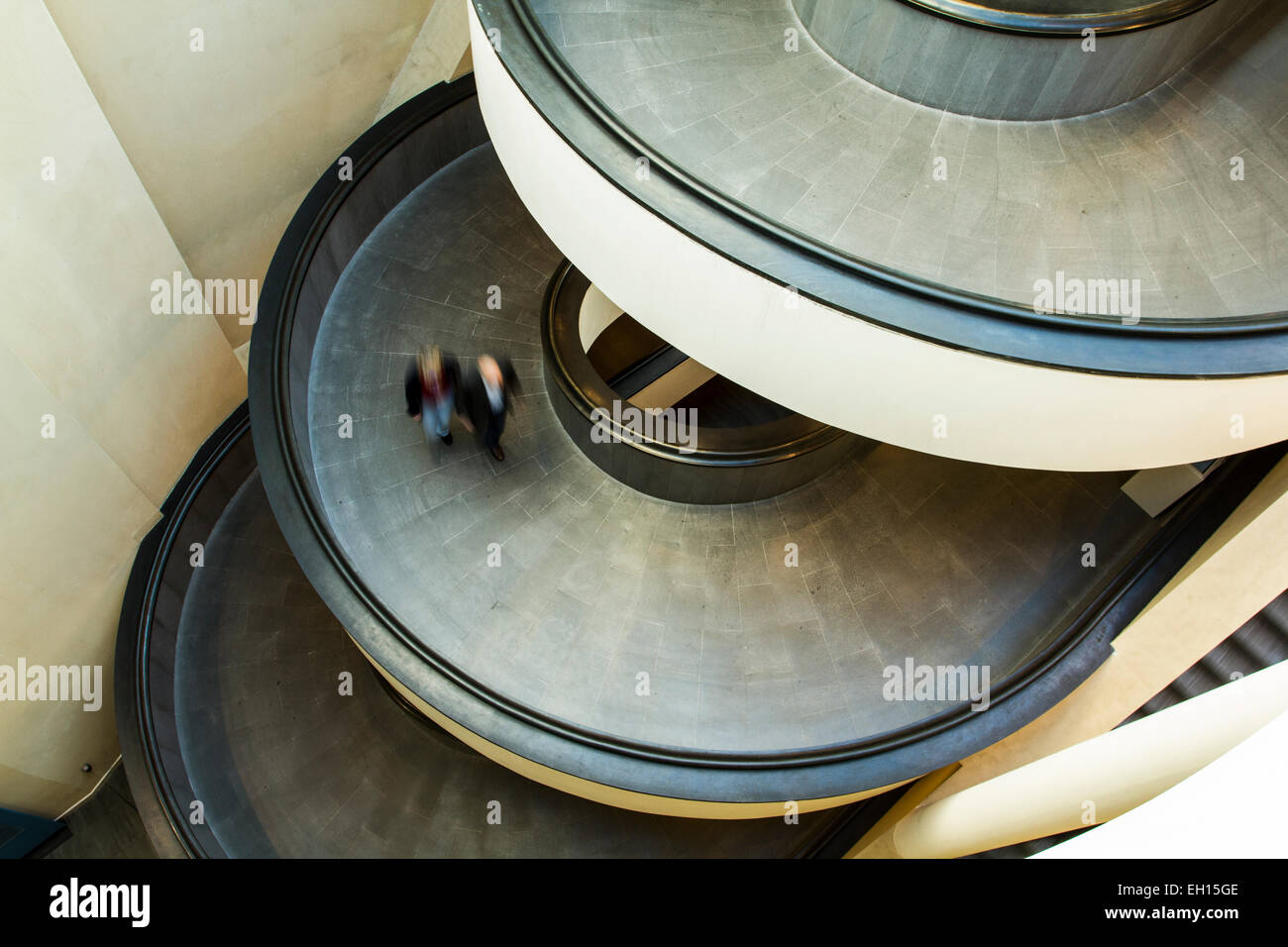 Spiral ramp in Vatican Museum. Vatican City, Vatican City State Stock ...