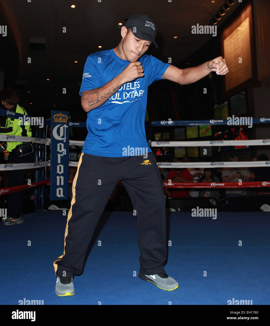 Las Vegas, Nevada, USA. 4th Mar, 2015. 2008 Mexican Olympian boxer ...