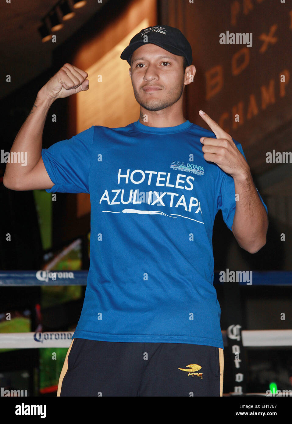 Las Vegas, Nevada, USA. 4th Mar, 2015. 2008 Mexican Olympian boxer ...