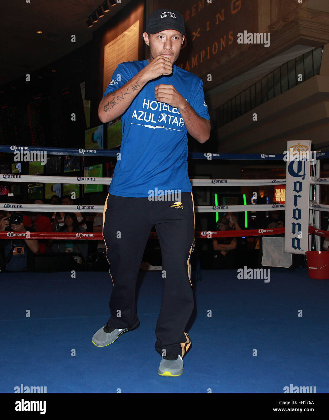 Las Vegas, Nevada, USA. 4th Mar, 2015. 2008 Mexican Olympian boxer ...