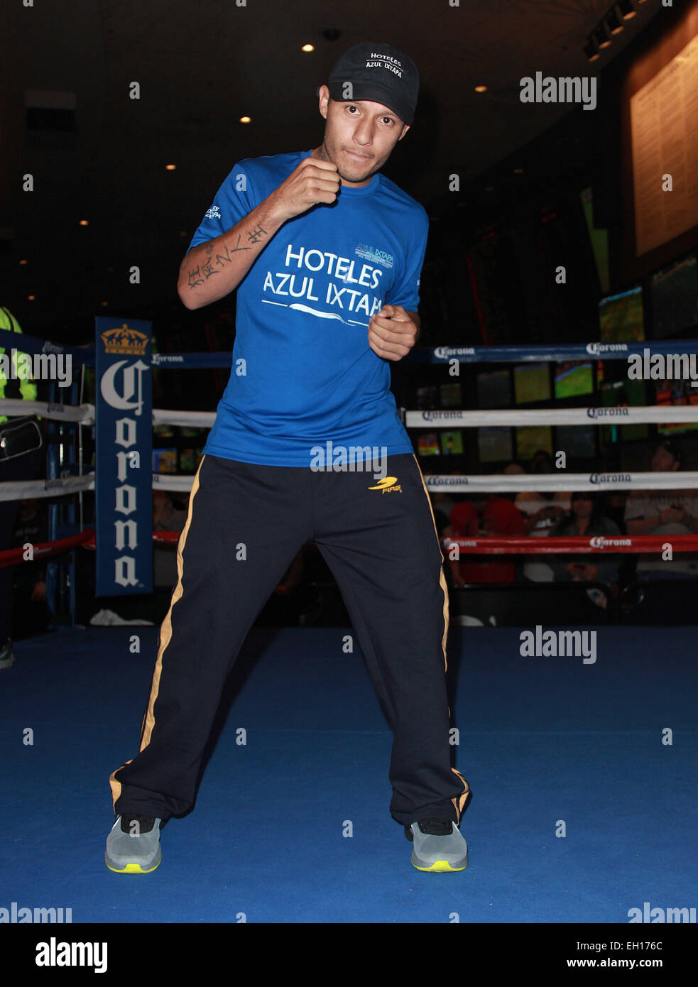 Las Vegas, Nevada, USA. 4th Mar, 2015. 2008 Mexican Olympian boxer ...