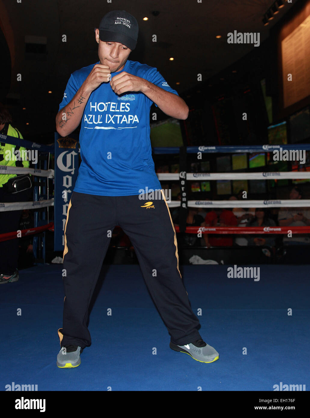 Las Vegas, Nevada, USA. 4th Mar, 2015. 2008 Mexican Olympian boxer ...