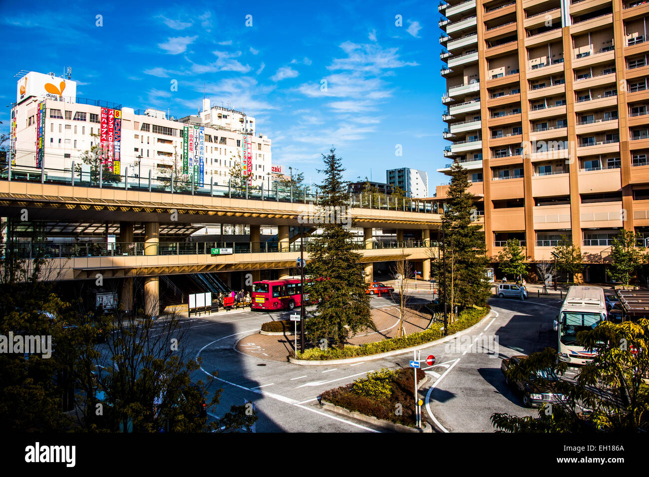 Ichikawa station,Ichikawa city,Chiba prefecture,Japan Stock Photo - Alamy