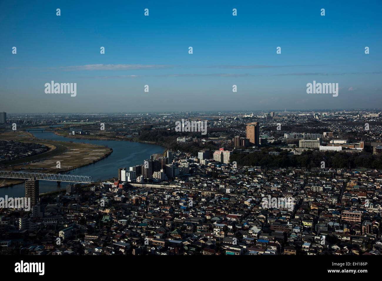Aerial view of chiba city hi-res stock photography and images - Alamy