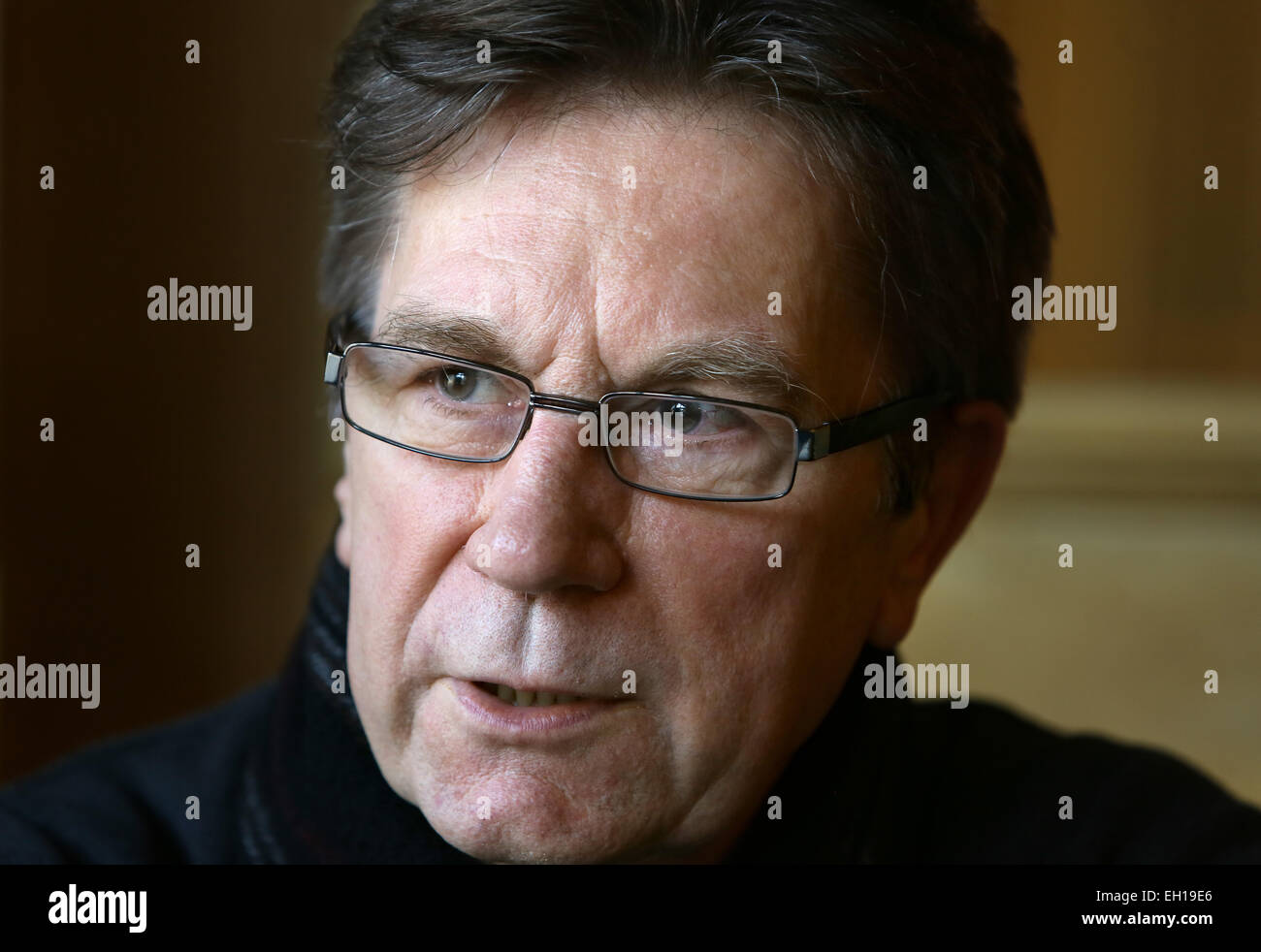 Berlin, Germany. 12th Feb, 2015. Arno Funke, aka Dagobert, speaks ...