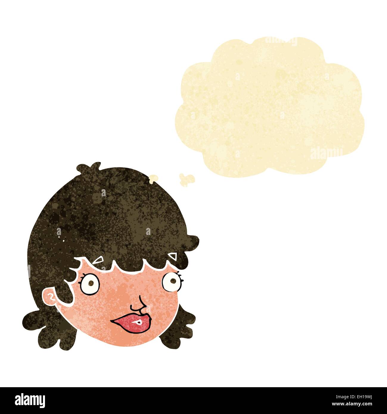 Cartoon staring girl Stock Vector Images - Alamy