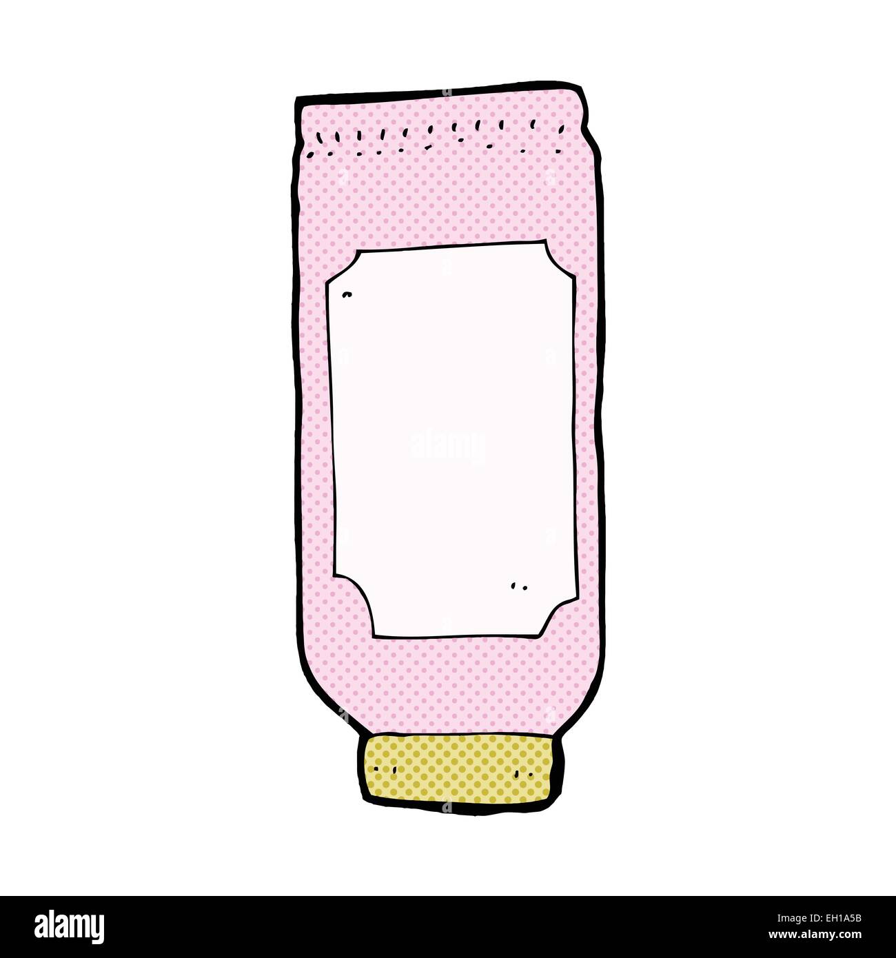 retro comic book style cartoon lotion Stock Vector Image & Art - Alamy