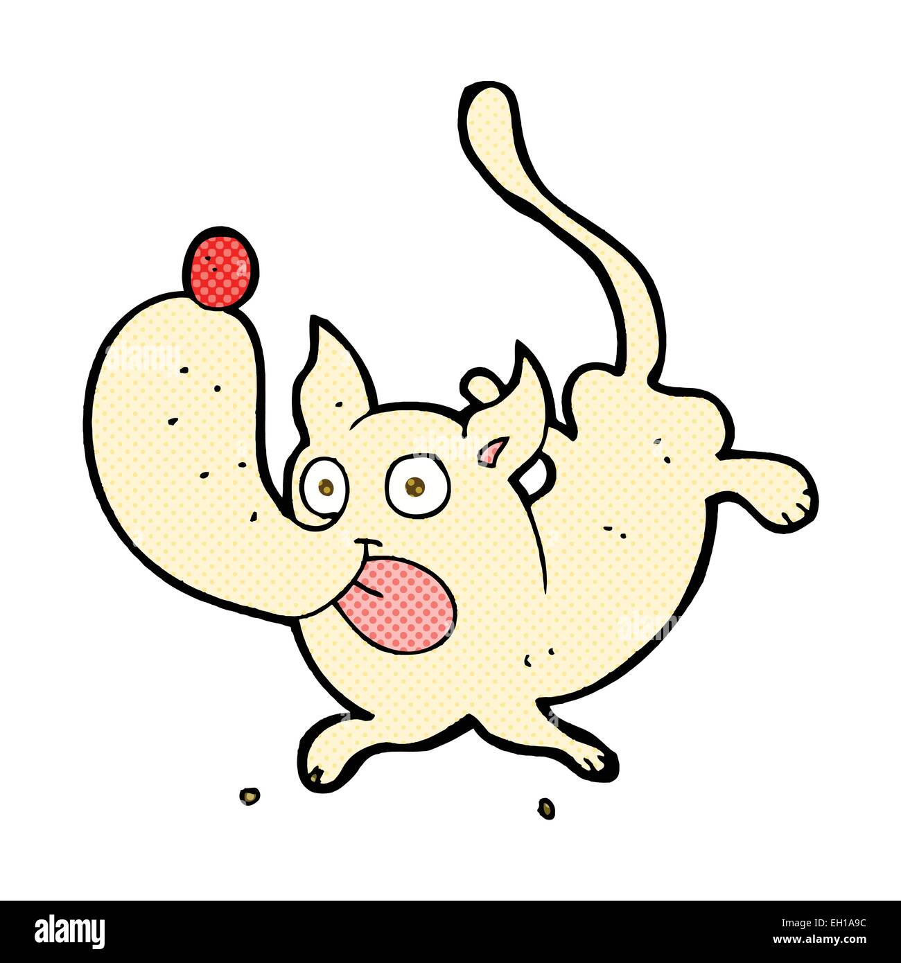 retro comic book style cartoon funny dog Stock Vector Image & Art - Alamy