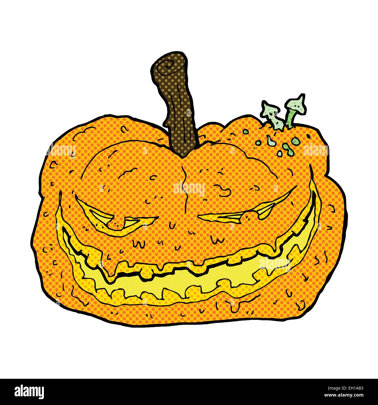 Cartoon jack lantern comic book hi-res stock photography and images - Alamy