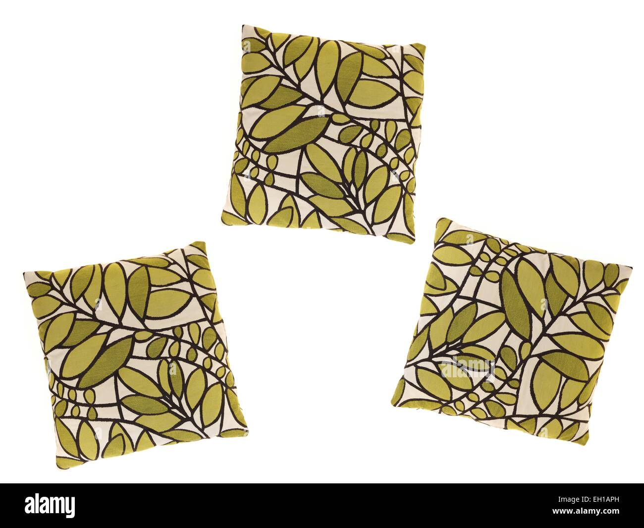 Stack of cushions Cut Out Stock Images & Pictures - Alamy