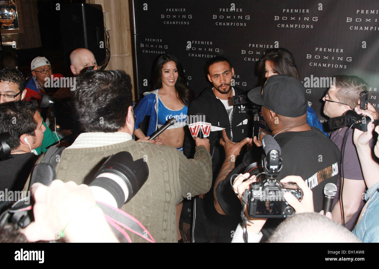 Las Vegas, Nevada, USA. 4th Mar, 2015. Interim WBA Welterweight ...