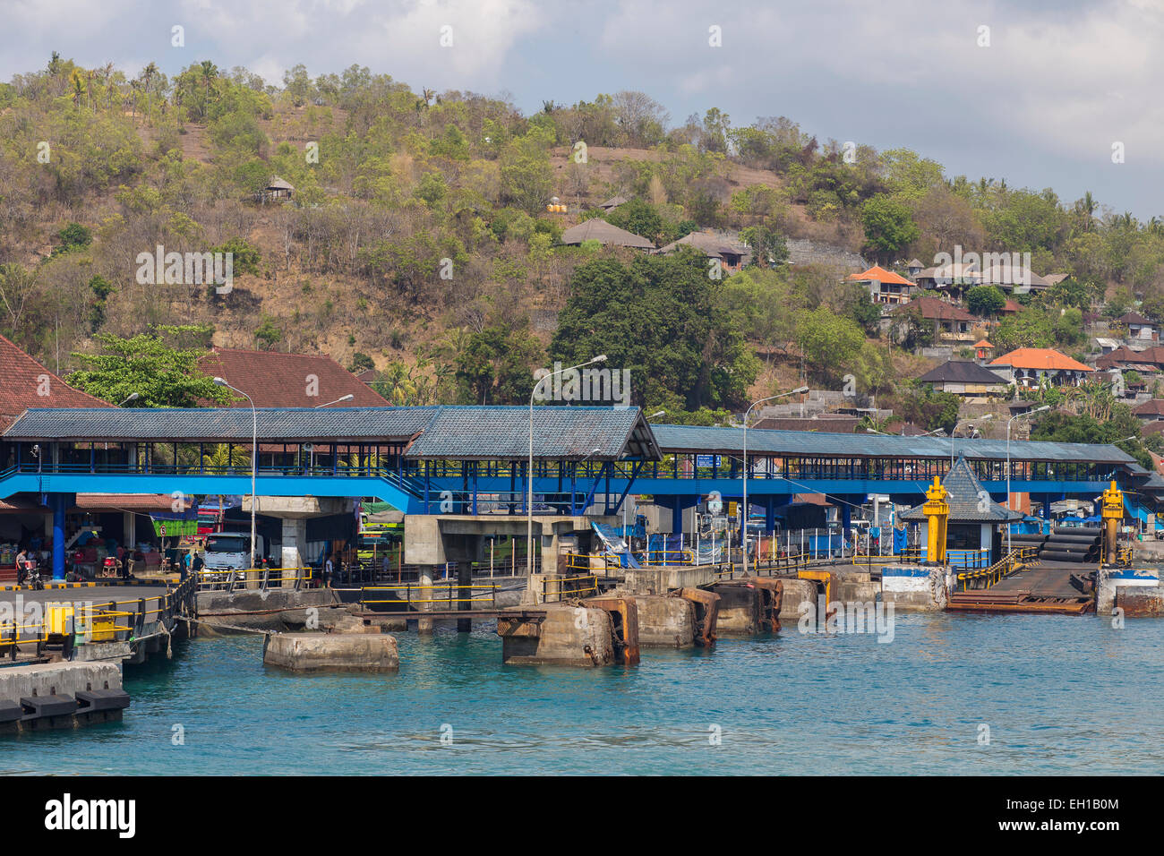 Padang bai harbor, Bali, Indonesia Stock Photo - Alamy