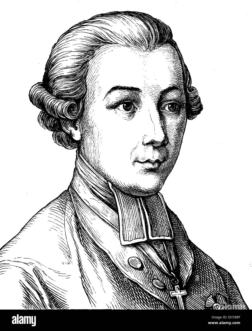 Digital improved image of karl theodor von dahlberg hi-res stock ...