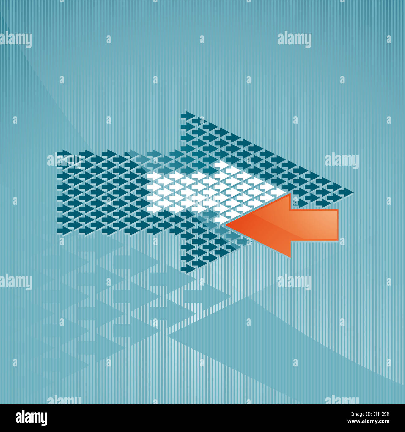 infographics design with organic arrow concept Stock Photo - Alamy