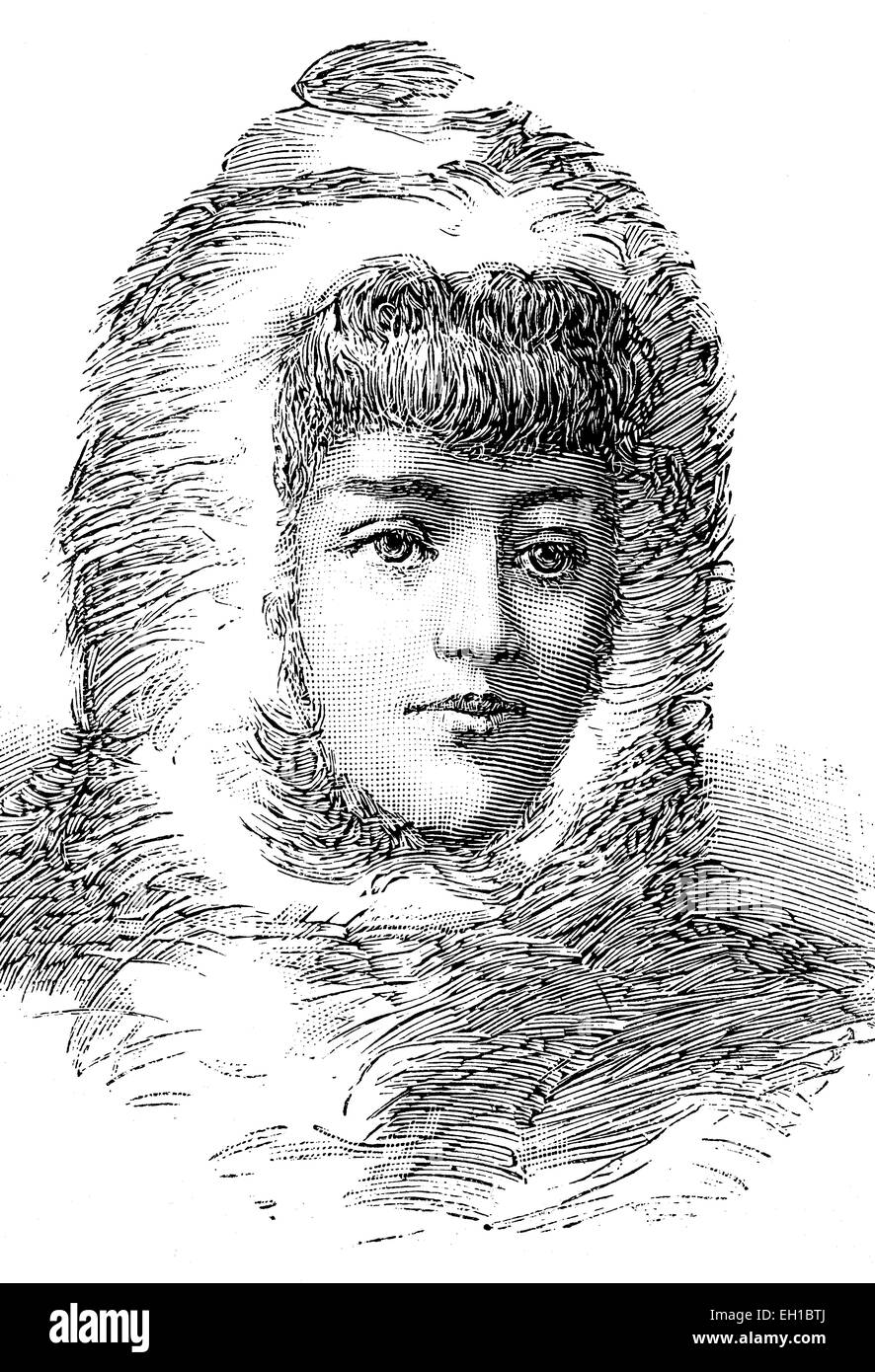 The wife of Robert Edwin Peary, an arctic explorer who claimed to have ...