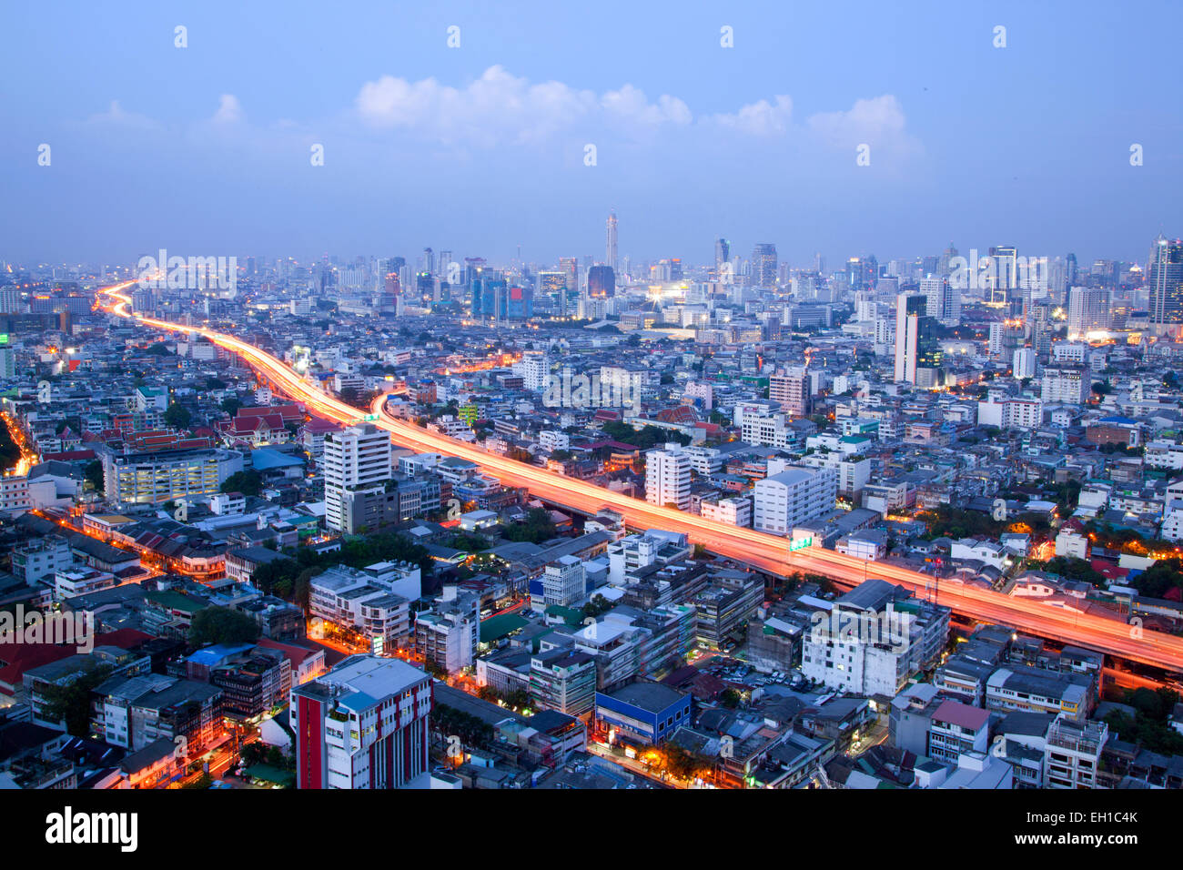 Bangkok downtown skylines hi-res stock photography and images - Alamy