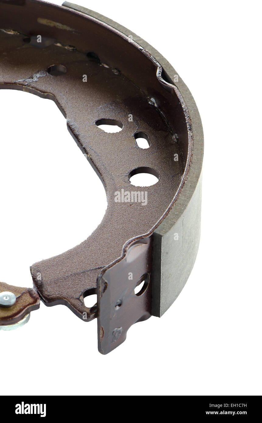Car brake pads on white reflective background Stock Photo - Alamy