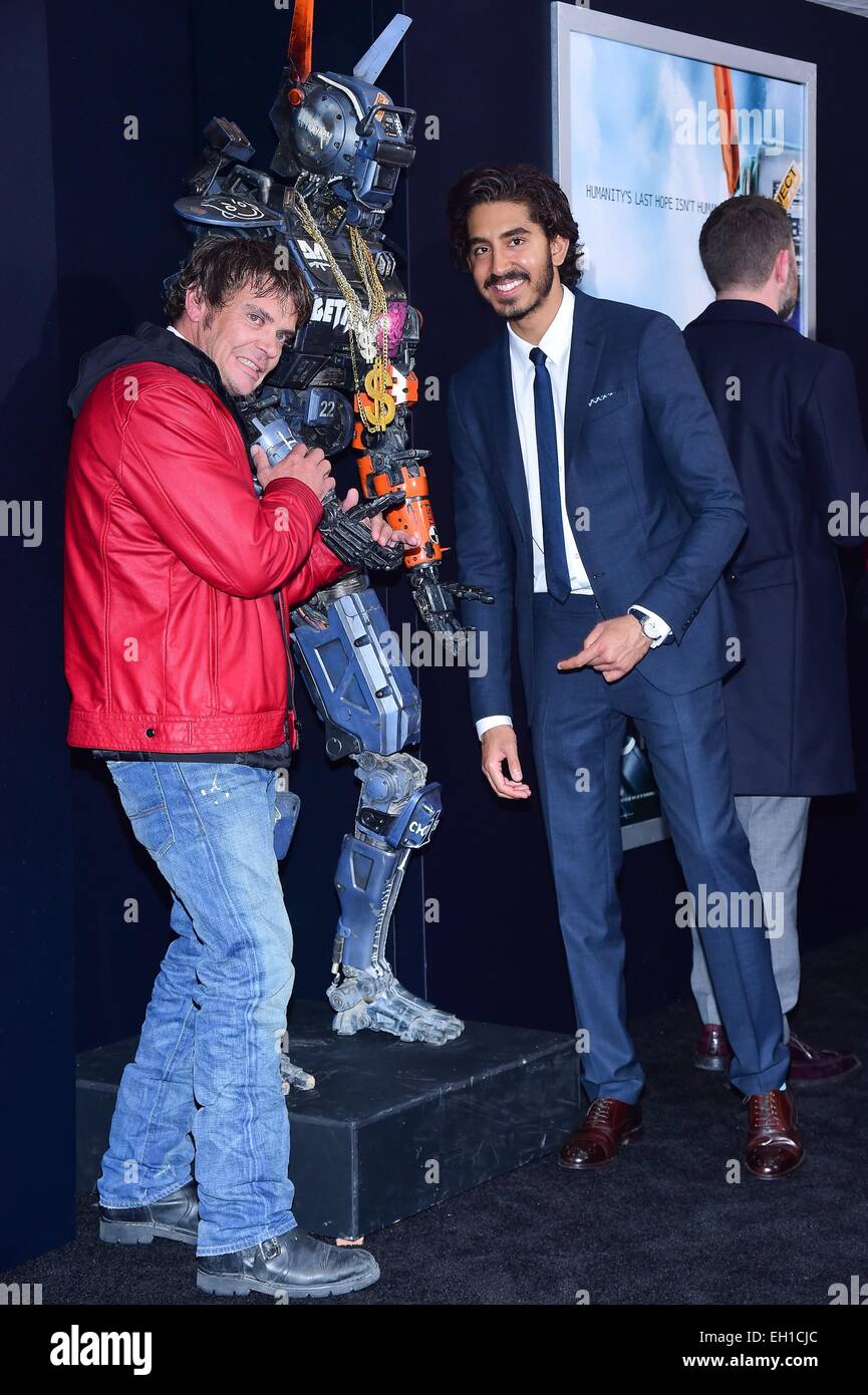 New York, NY, USA. 4th Mar, 2015. Brandon Auret, Dev Patel at arrivals ...