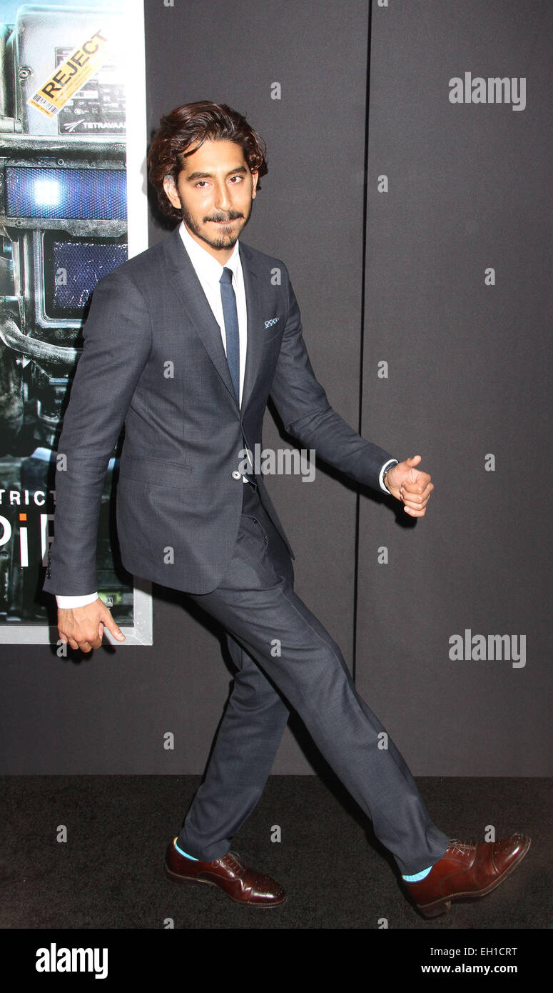 New York, USA. 4th Mar, 2015. Actor DEV PATEL attends the New York ...