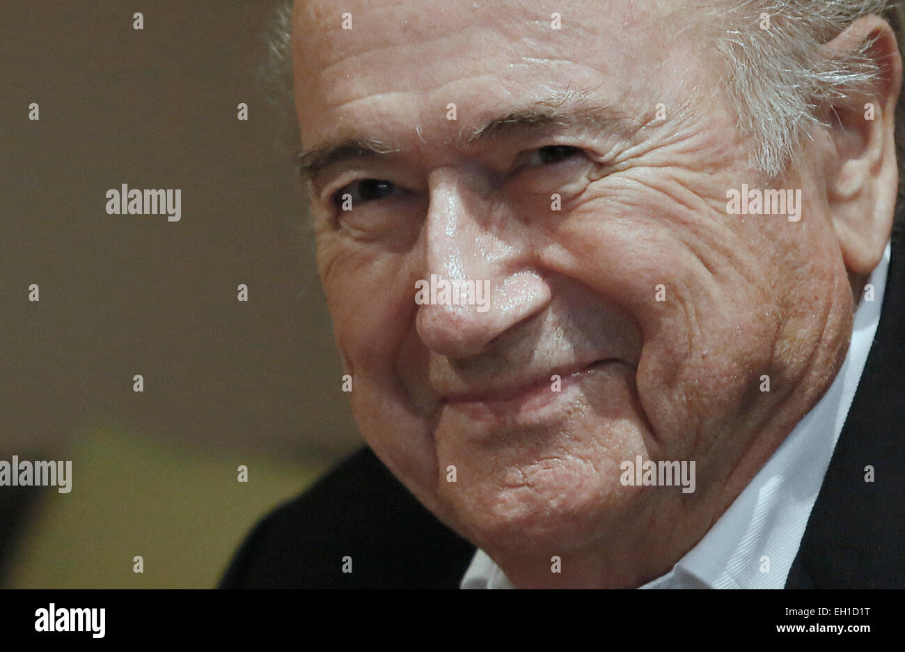 Asuncion, Paraguay. 4th Mar, 2015. FIFA President Joseph Blatter ...