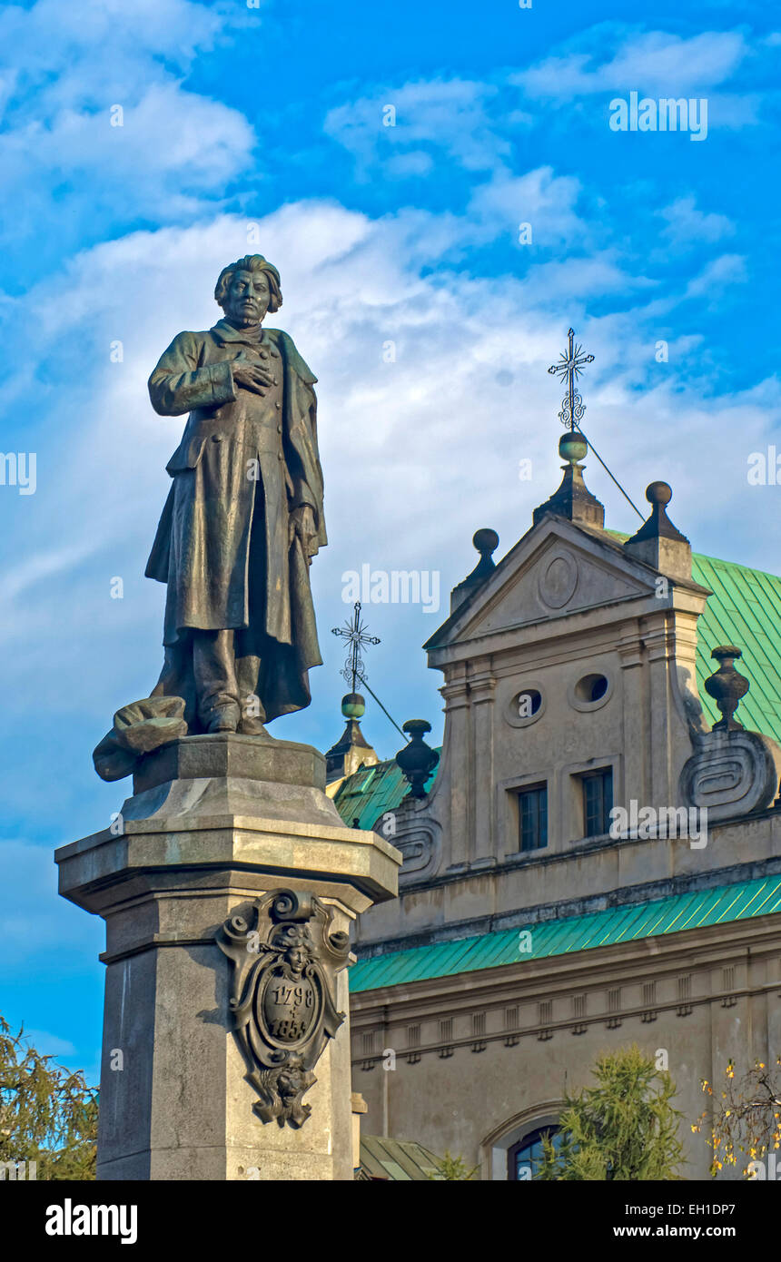 Adam mickiewicz statue warsaw hi-res stock photography and images - Alamy