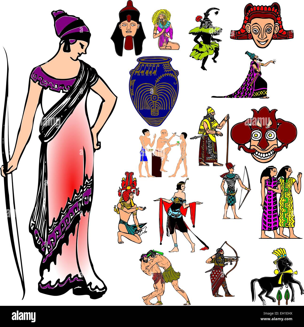 Comic Actor Ancient High Resolution Stock Photography and Images - Alamy