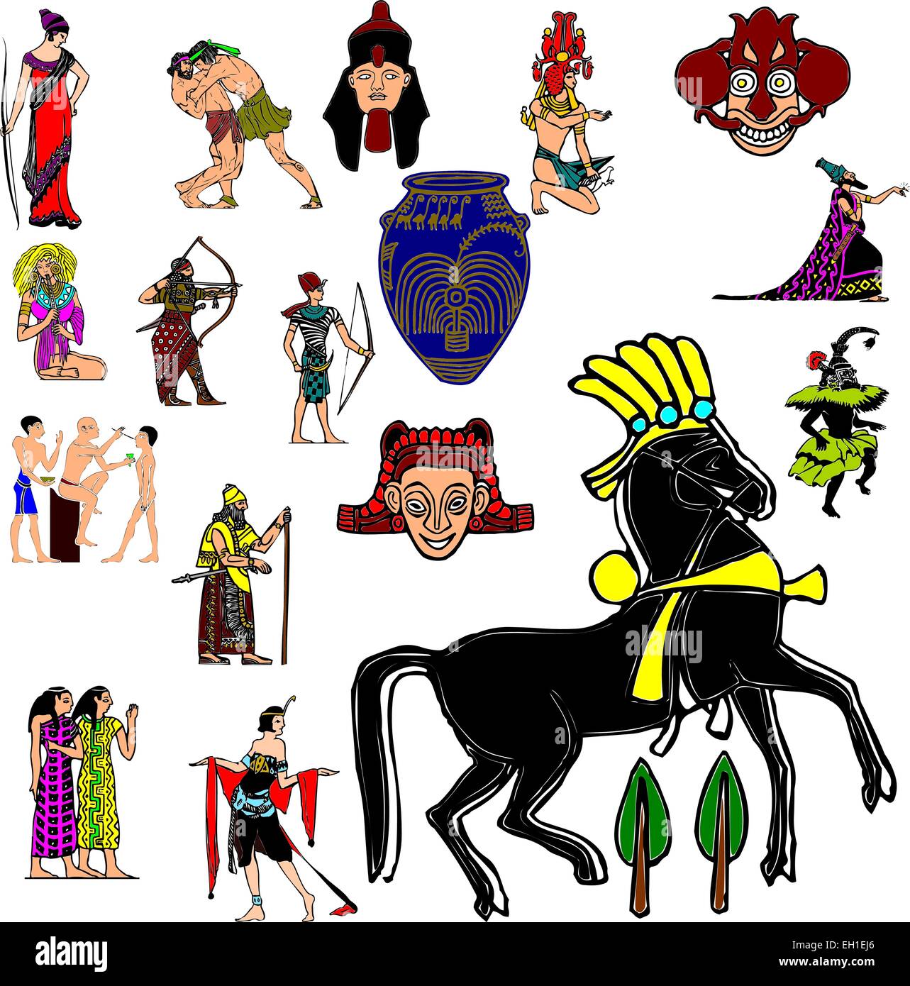 Comic Actor Ancient High Resolution Stock Photography and Images - Alamy