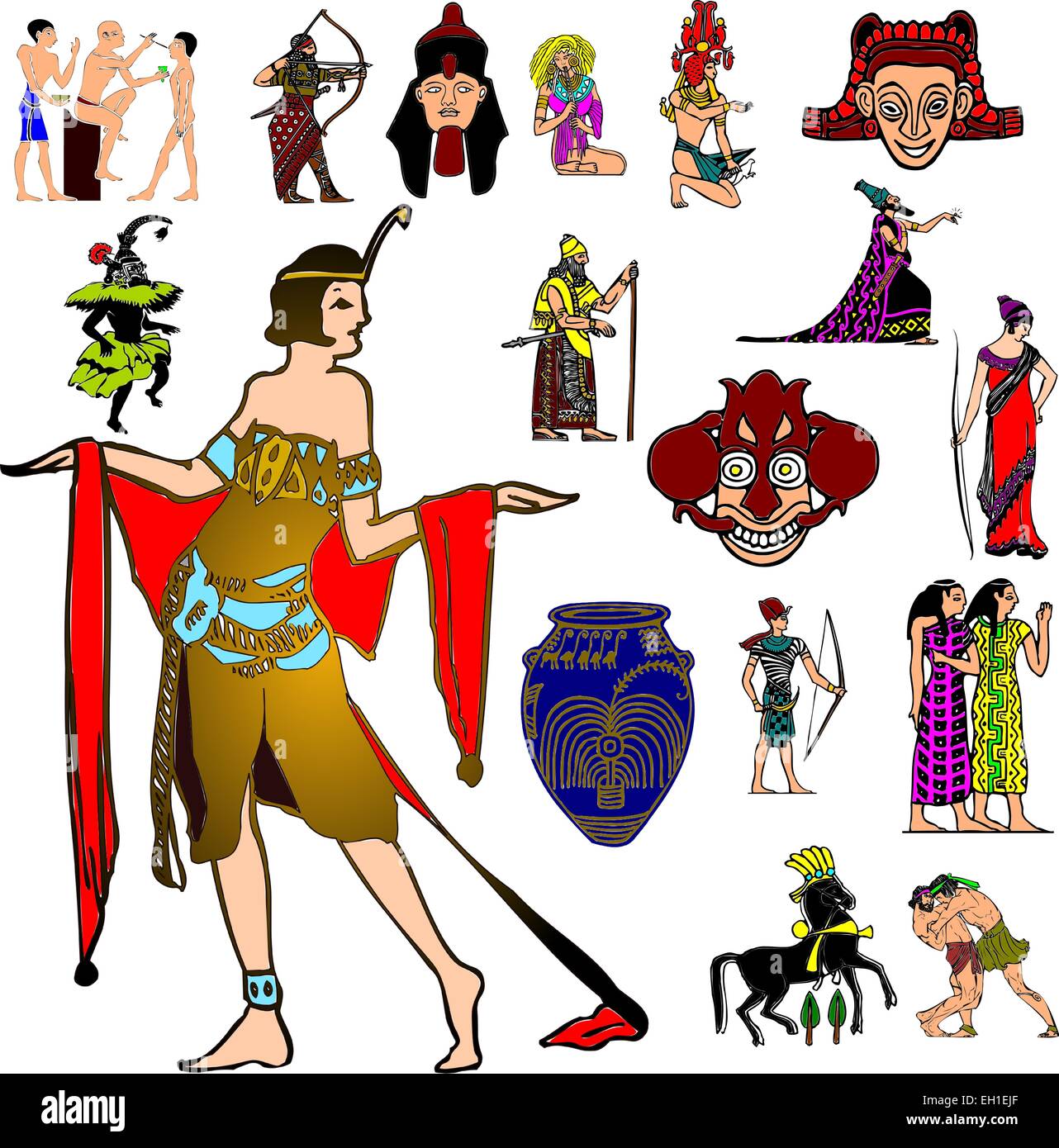 Comic Actor Ancient High Resolution Stock Photography and Images - Alamy