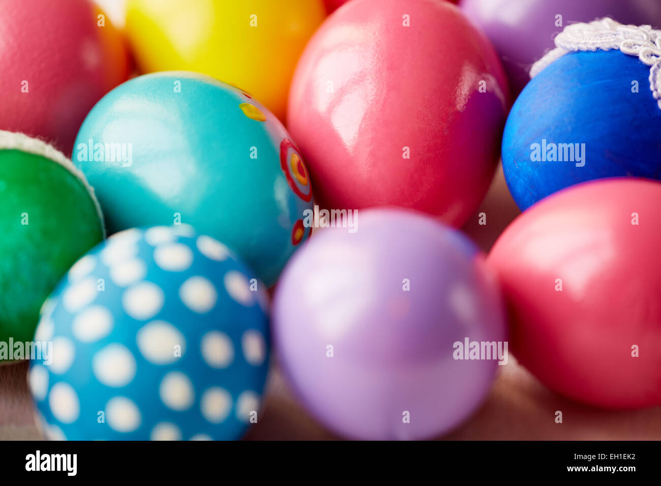 Variety of decorative Easter eggs Stock Photo - Alamy
