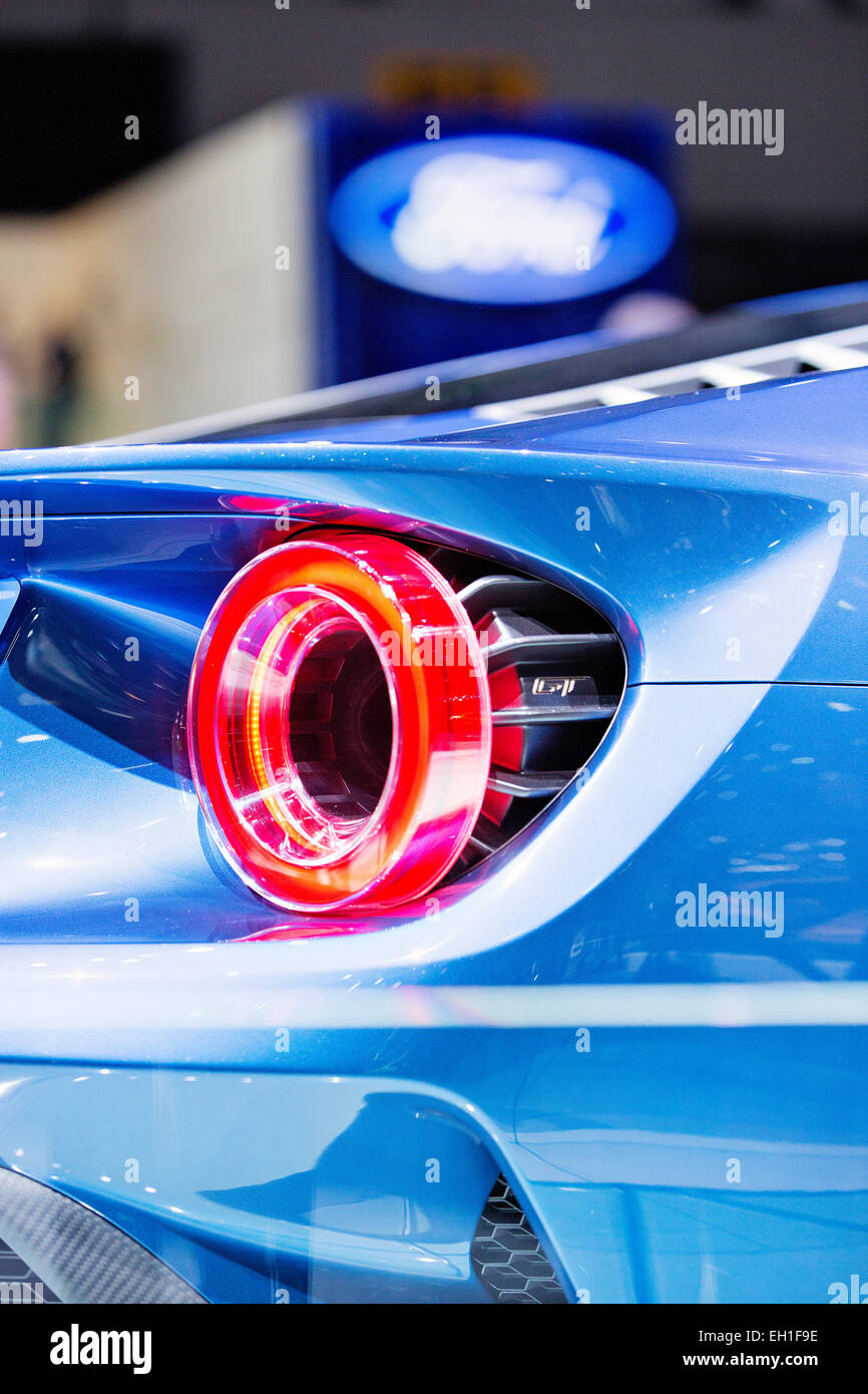Ford GT, detail, lights Stock Photo - Alamy