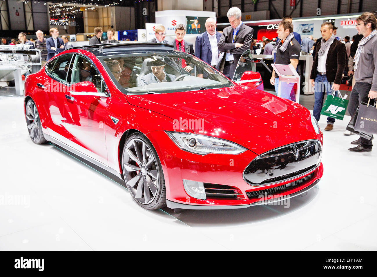 Tesla Model S Stock Photo - Alamy