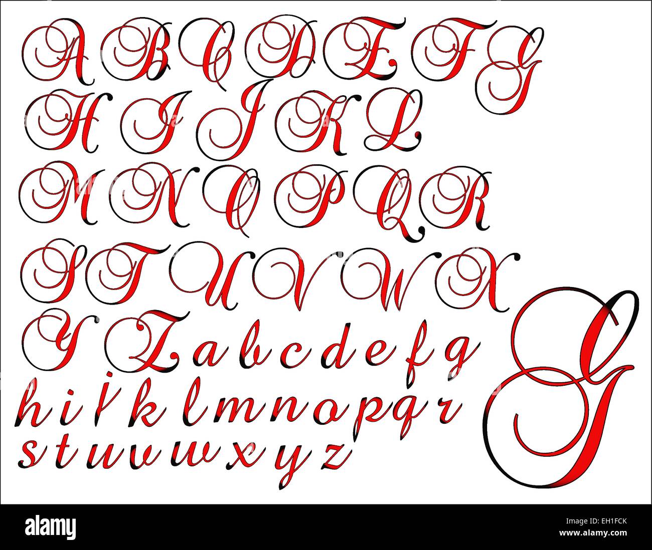 Lettering Alphabet