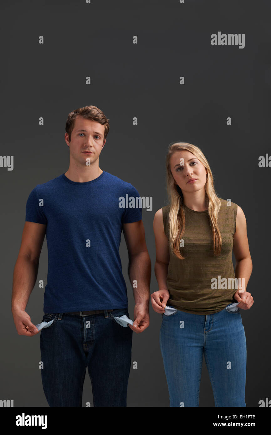 Empty pockets young man hi-res stock photography and images - Alamy