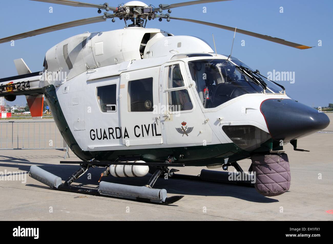 Guardia Civil Helicopter MBB BK 117 at the second airshow at Malaga ...