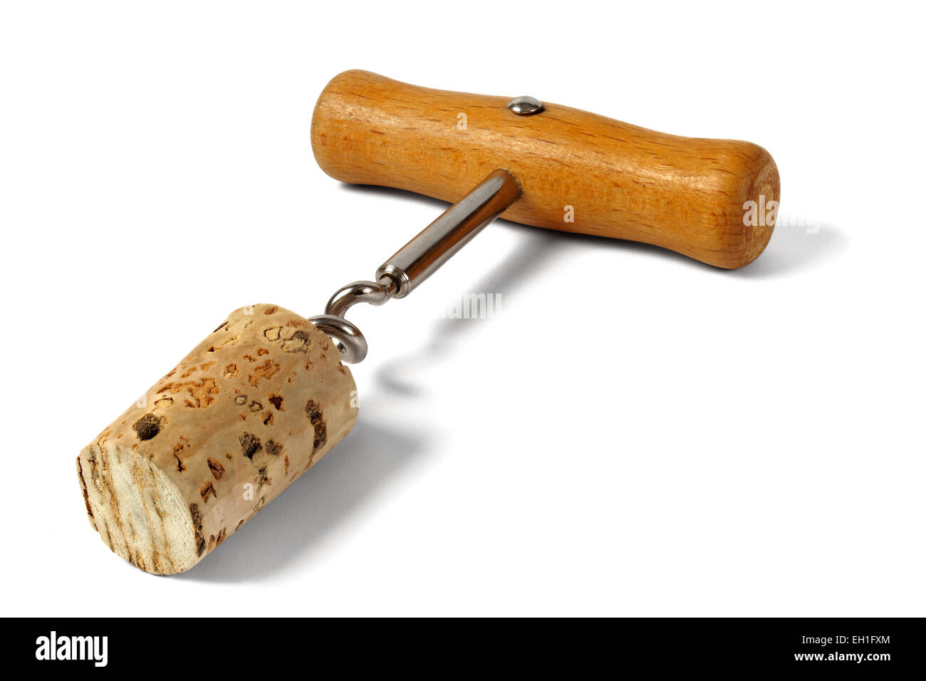 Wine bottle cork corkscrew Cut Out Stock Images & Pictures - Alamy