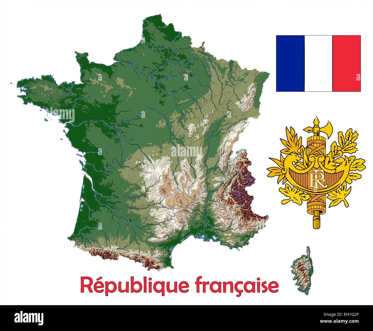 France map hi-res stock photography and images - Alamy