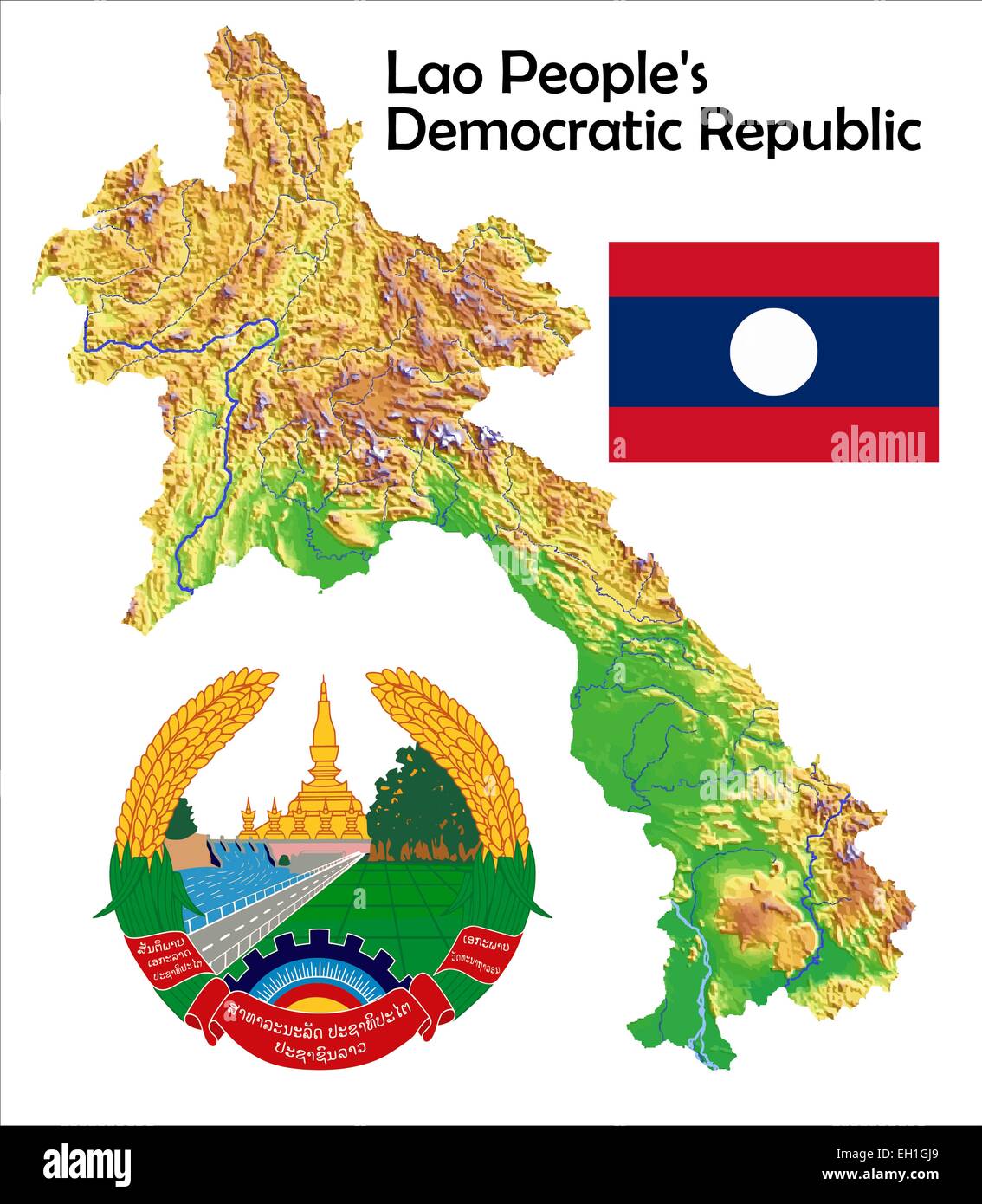 Map flag motto Cut Out Stock Images & Pictures - Alamy