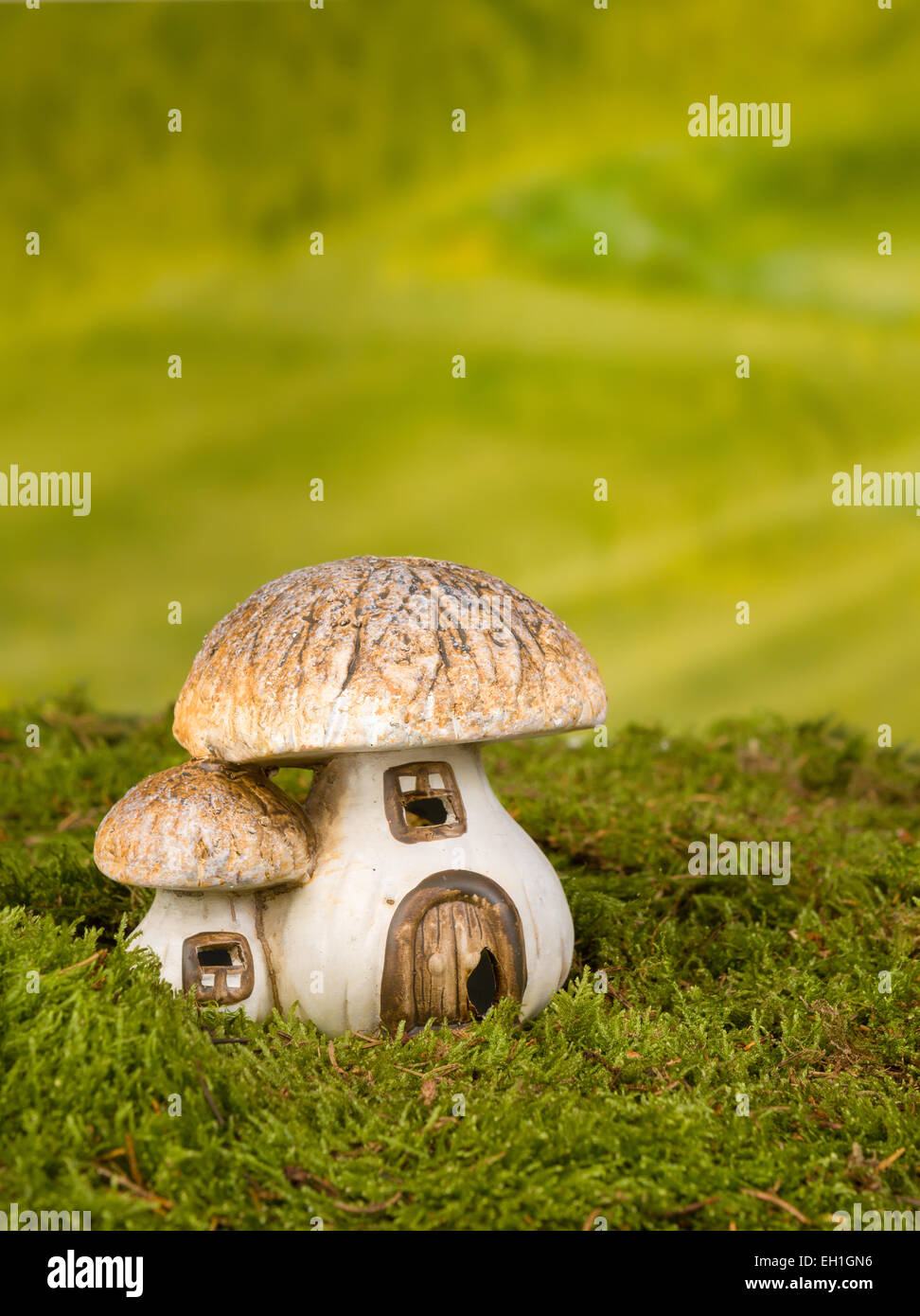 Replica fairytale toadstool as a gnome house Stock Photo - Alamy