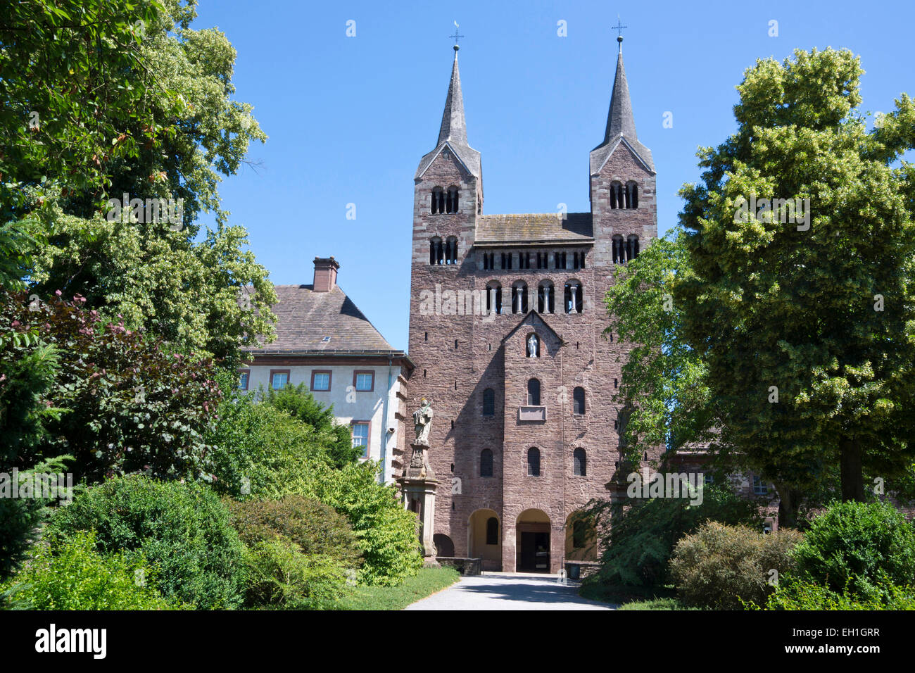 pfarrkirche st. stephanus and vitus church, kloster schloss corvey ...