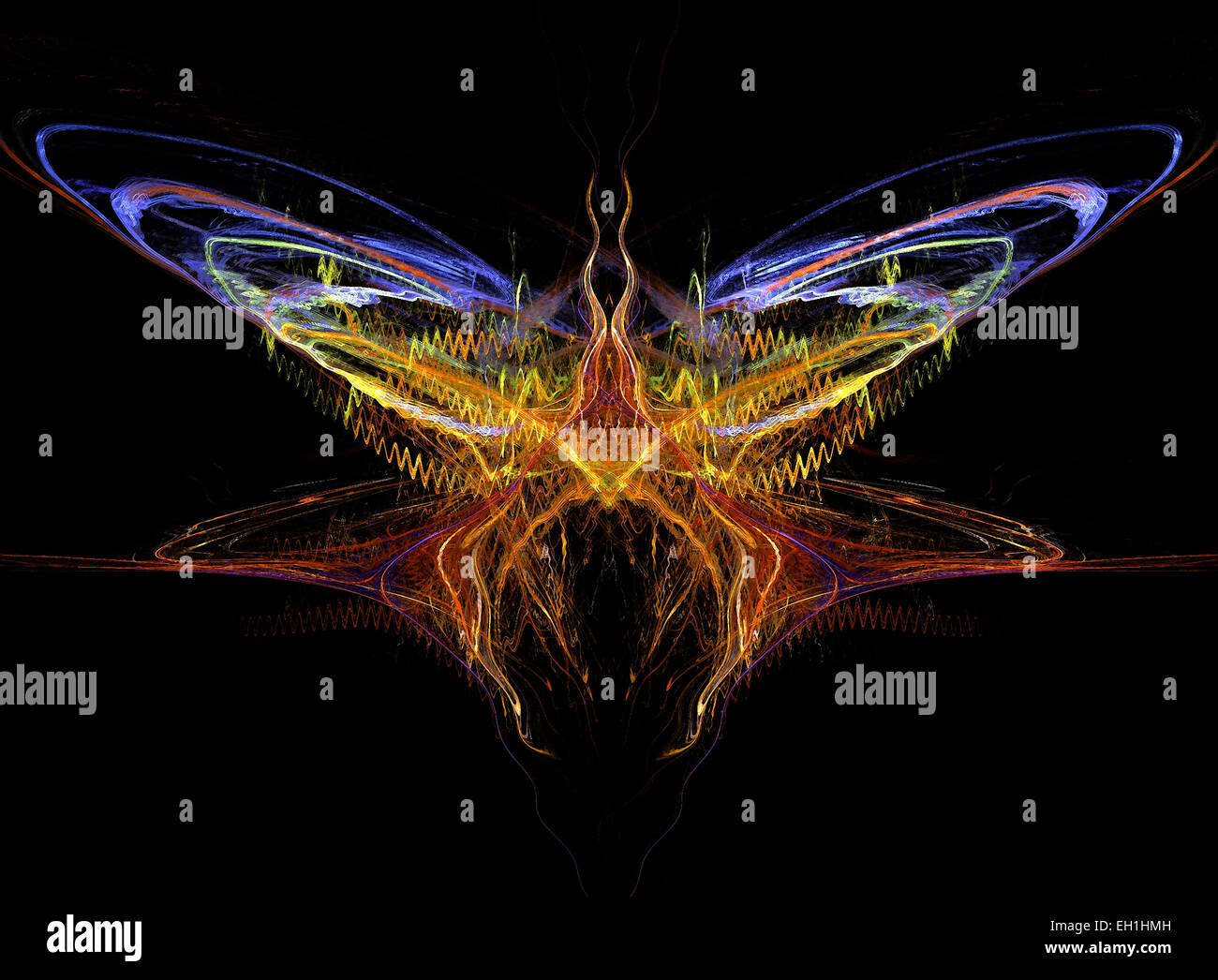 Fractal moth hi-res stock photography and images - Alamy