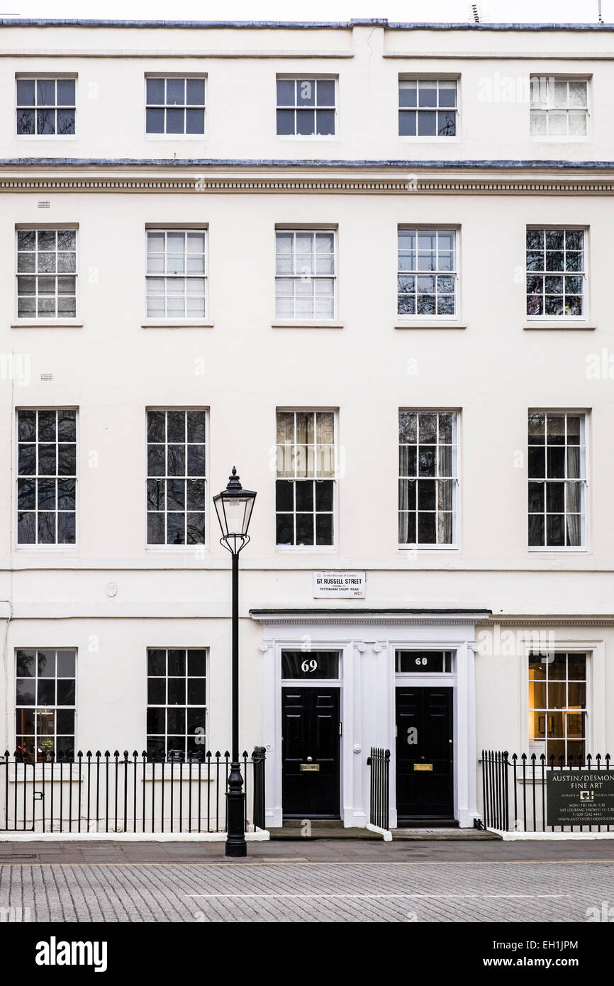 John Nash Terrace Great Russell street - London Stock Photo - Alamy