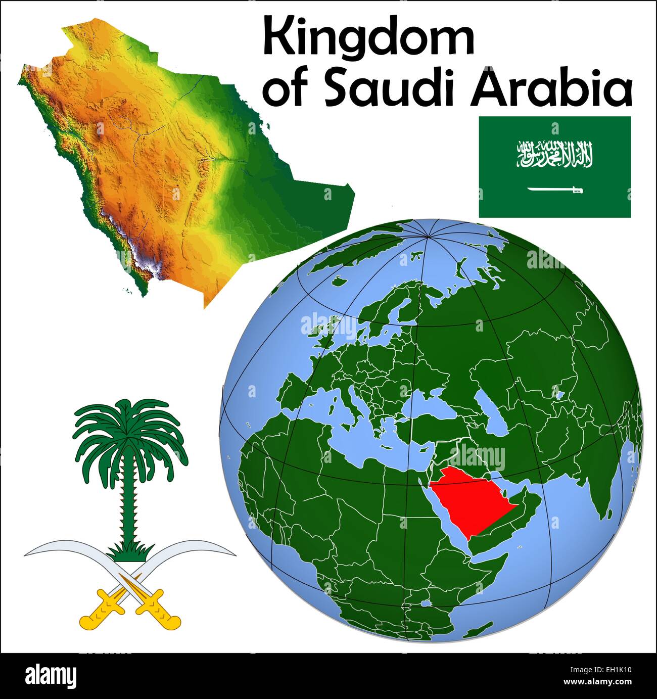 Saudi cities Stock Vector Images - Alamy